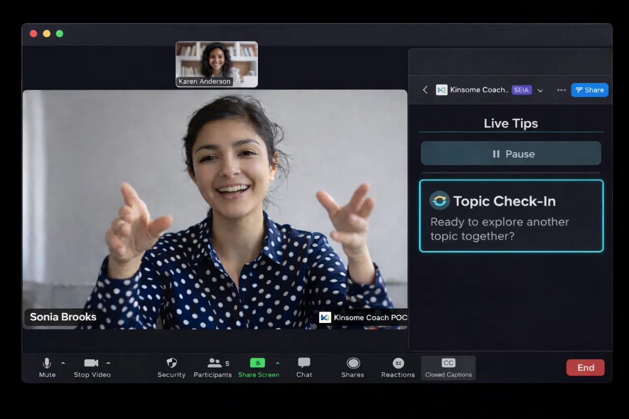 Kinsome | AI Coaching for Professional Conversations